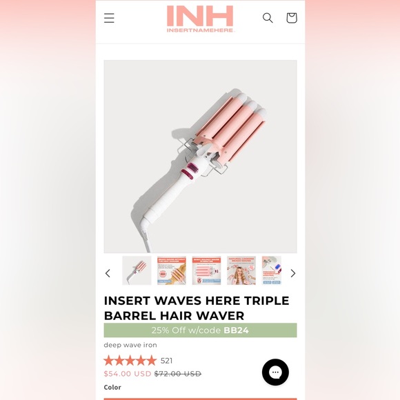 Insert Name Here | Hair | Insert Name Here Triple Barrel Hair Waver | Poshmark
